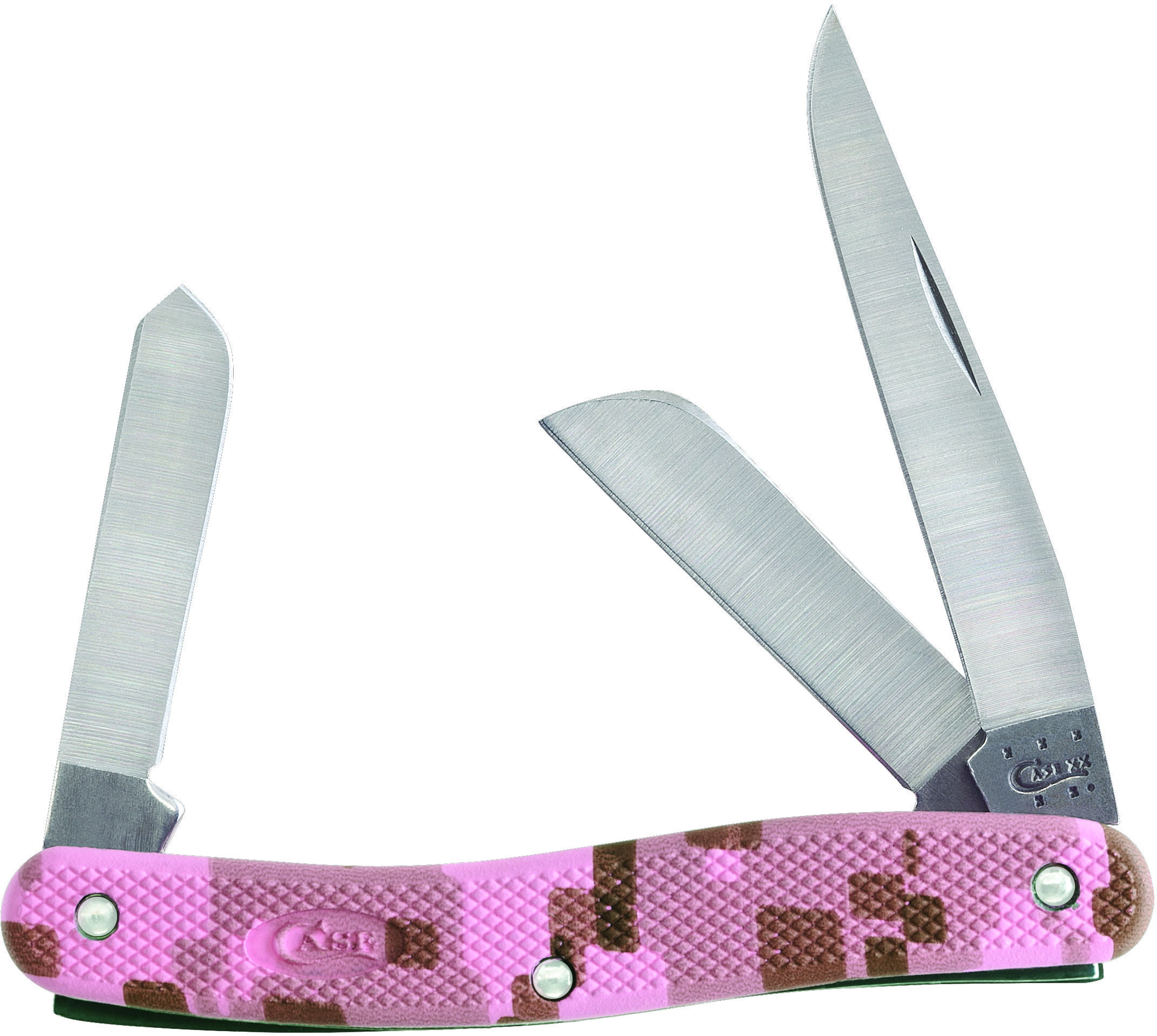 Case Pink Camo Case Caliber Medium Stockman 3-5/8" Closed (LT318 SS ...
