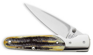 Case SlimLock Series 6.5 Bone Stag with Drop Point Blade - KnifeCenter ...