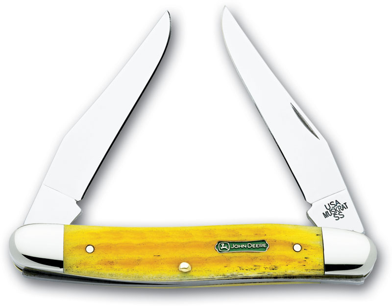 Case Officially Licensed John Deere Muskrat 3-7/8" Closed (MUSKRAT SS ...