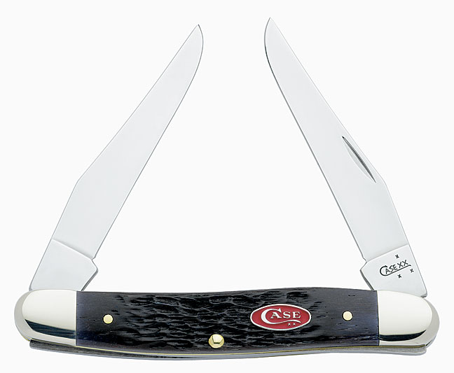 Case Roger Muskrat Black Jigged Bone Handle 3-7/8" ( MUSKRAT SS ...