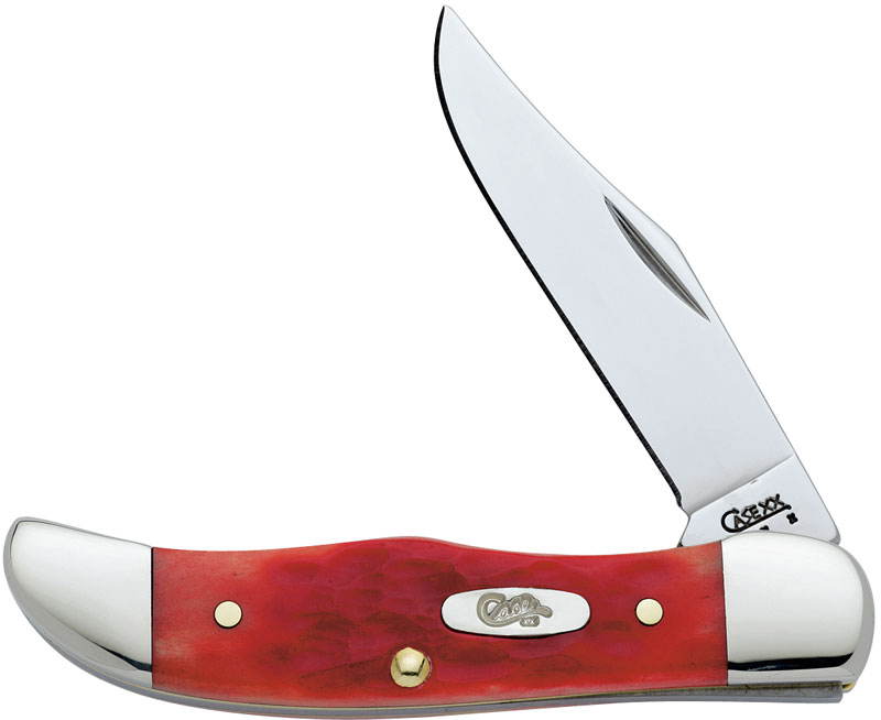 Case Dark Red CV Pocket Hunter 2-3/4" Closed (TH61165 CV) - KnifeCenter ...