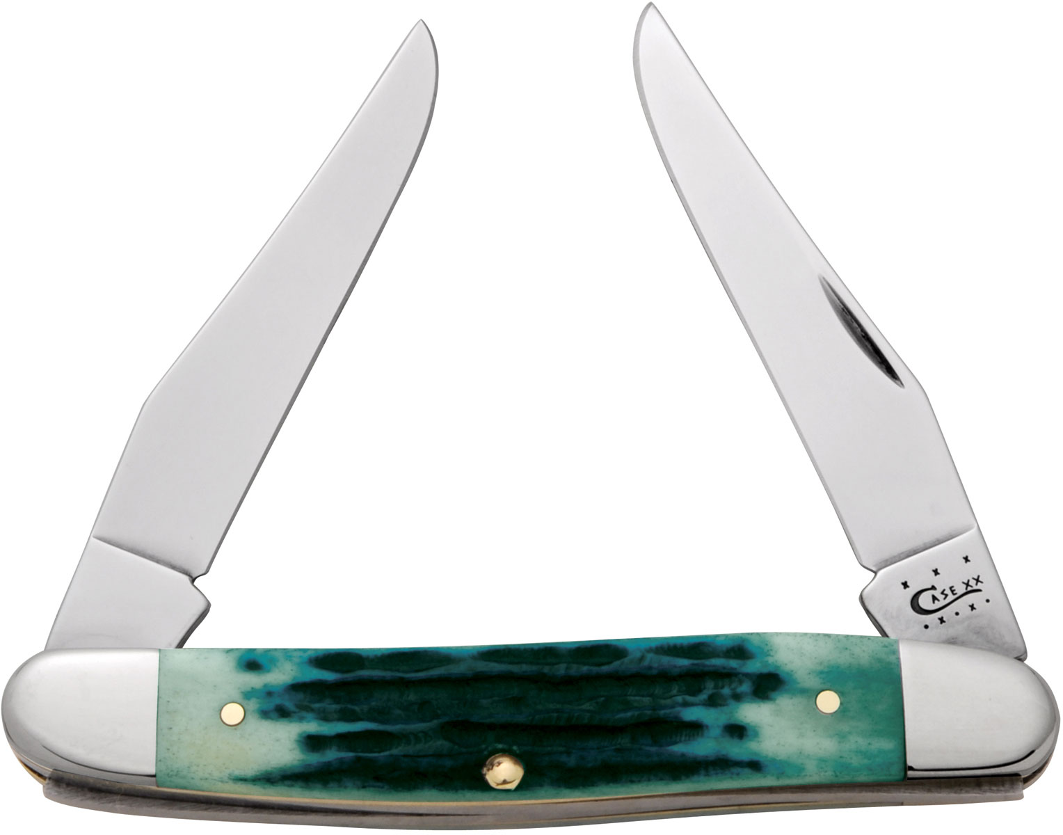 Case Deep Canyon Jigged Calypso Bone Muskrat 3-7/8" Closed (MUSKRAT SS ...