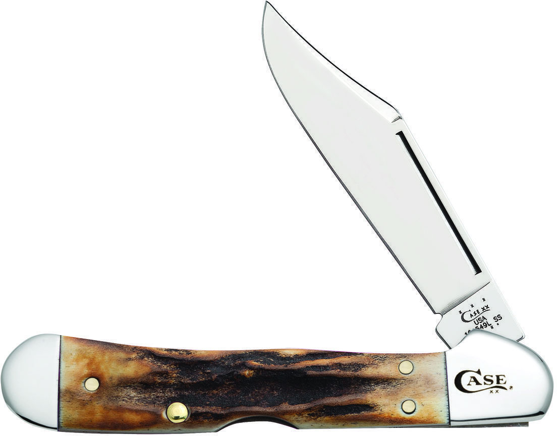 Case Prime Stag Mini CopperLock 3-5/8" Closed (51749L SS) - KnifeCenter ...