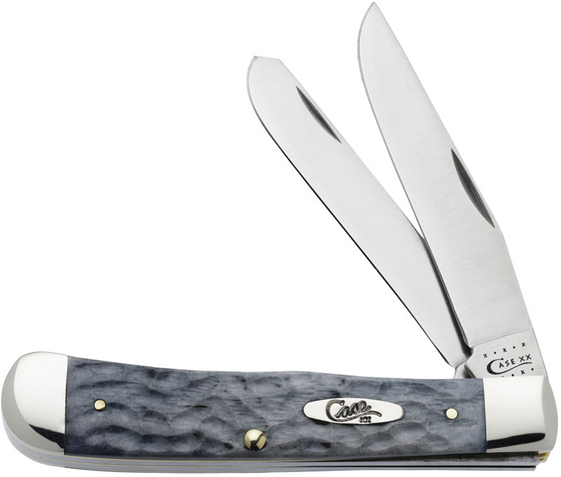 Case Gray Bone Trapper 4-1/8" Closed (6254 SS) - KnifeCenter - 13010 ...