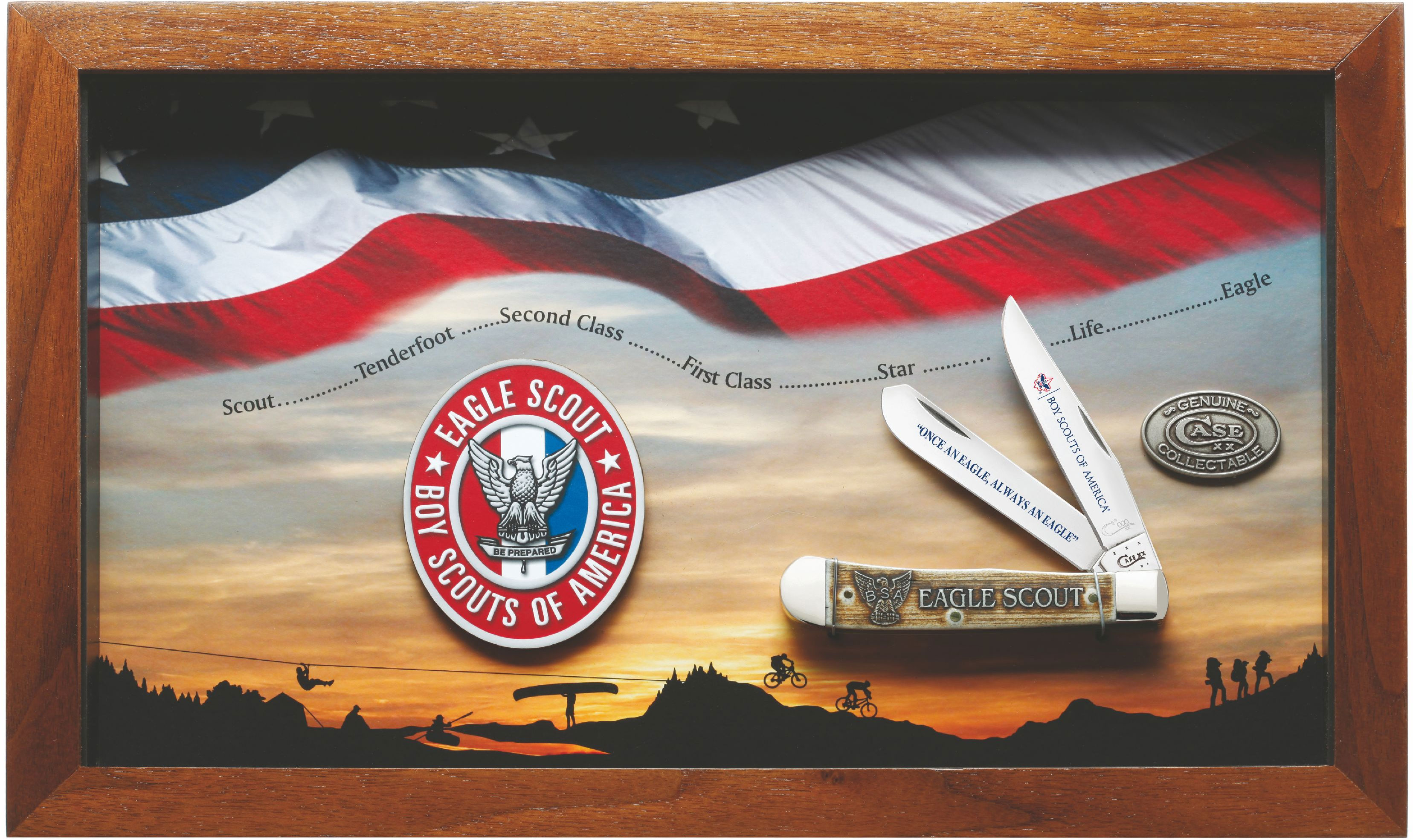 Reviews and Ratings for Case Boy Scouts of America Jigged Dark Red Bone ...