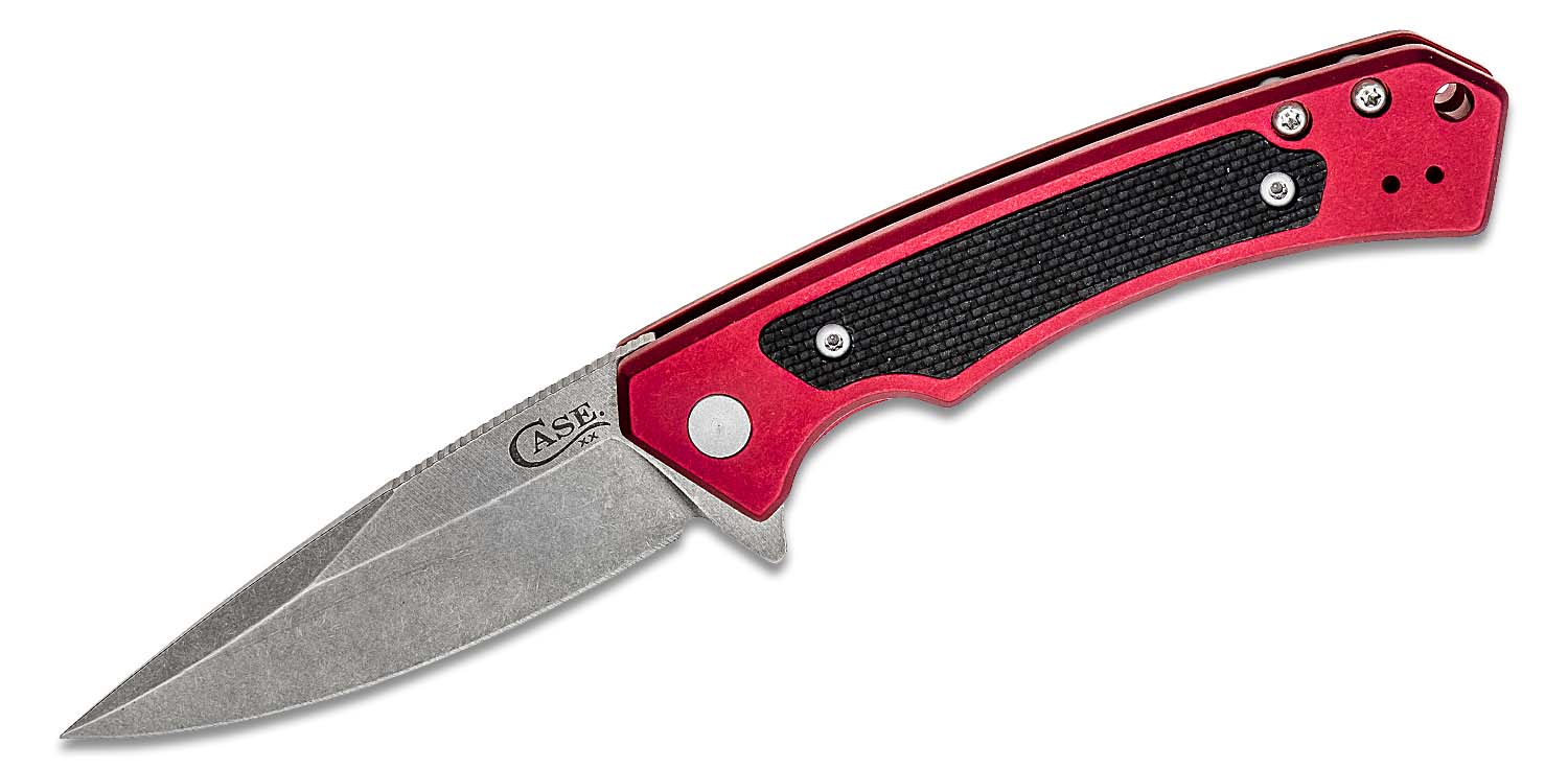 Case Marilla Flipper Knife 3.4" CPM-S35VN Stonewashed Drop Point Blade ...
