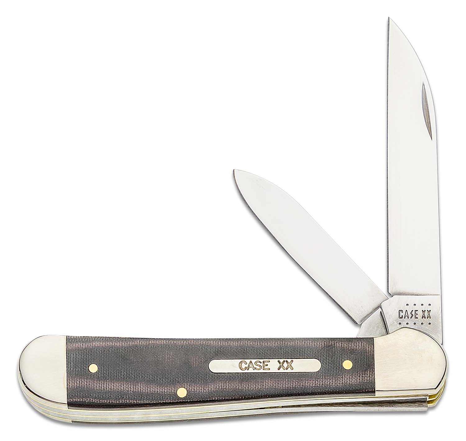 Case Smooth Red and Black Micarta Copperhead 3.88" Closed (10249W SS ...