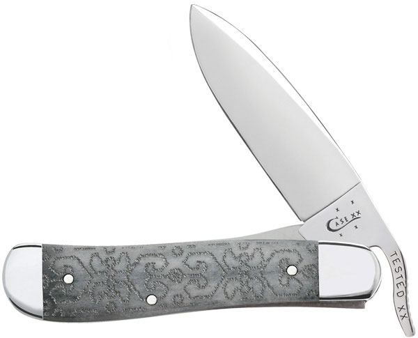 Case Geometric Smooth Gray Bone RussLock 4-1/4" Closed (61953 1/2L SS ...