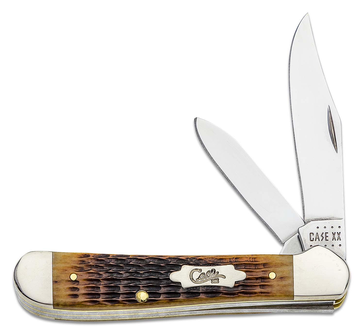 Case Rogers Corn Cob Jig Antique Bone Copperhead 3.88" Closed (6249 SS ...