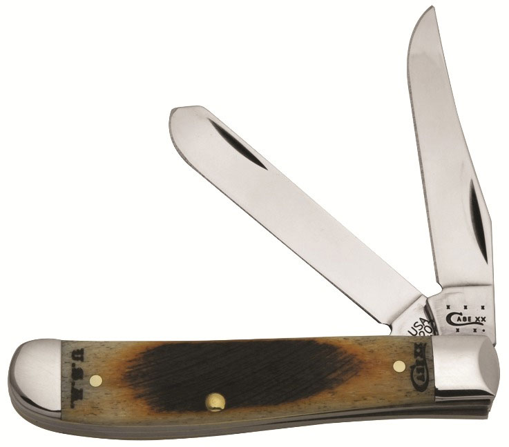 Case Amber Bone Rancher CV Mini Trapper 3-1/2" Closed (6207 CV ...