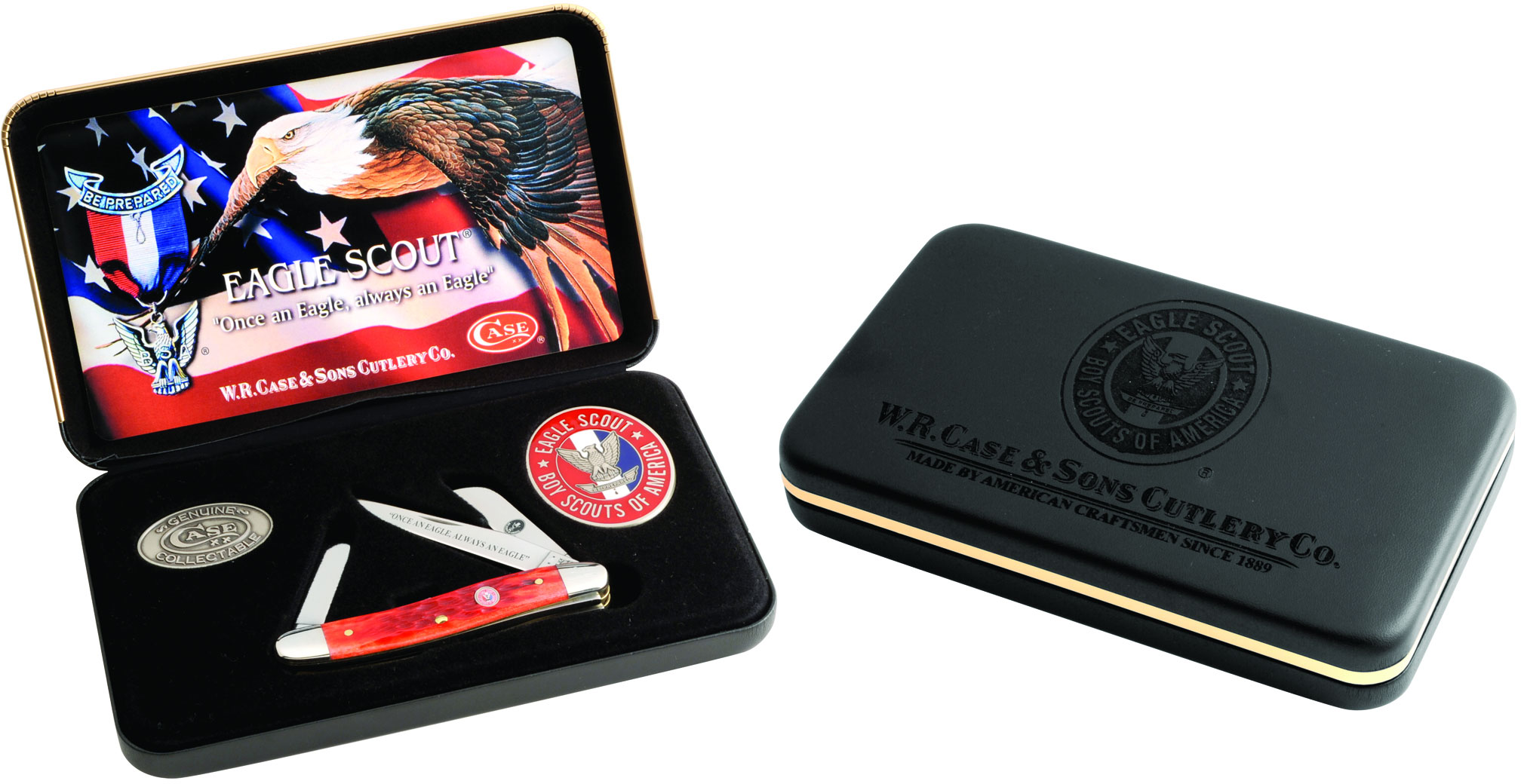 Case Boy Scouts of America Eagle Scout Medium Stockman 3-5/8" Closed ...