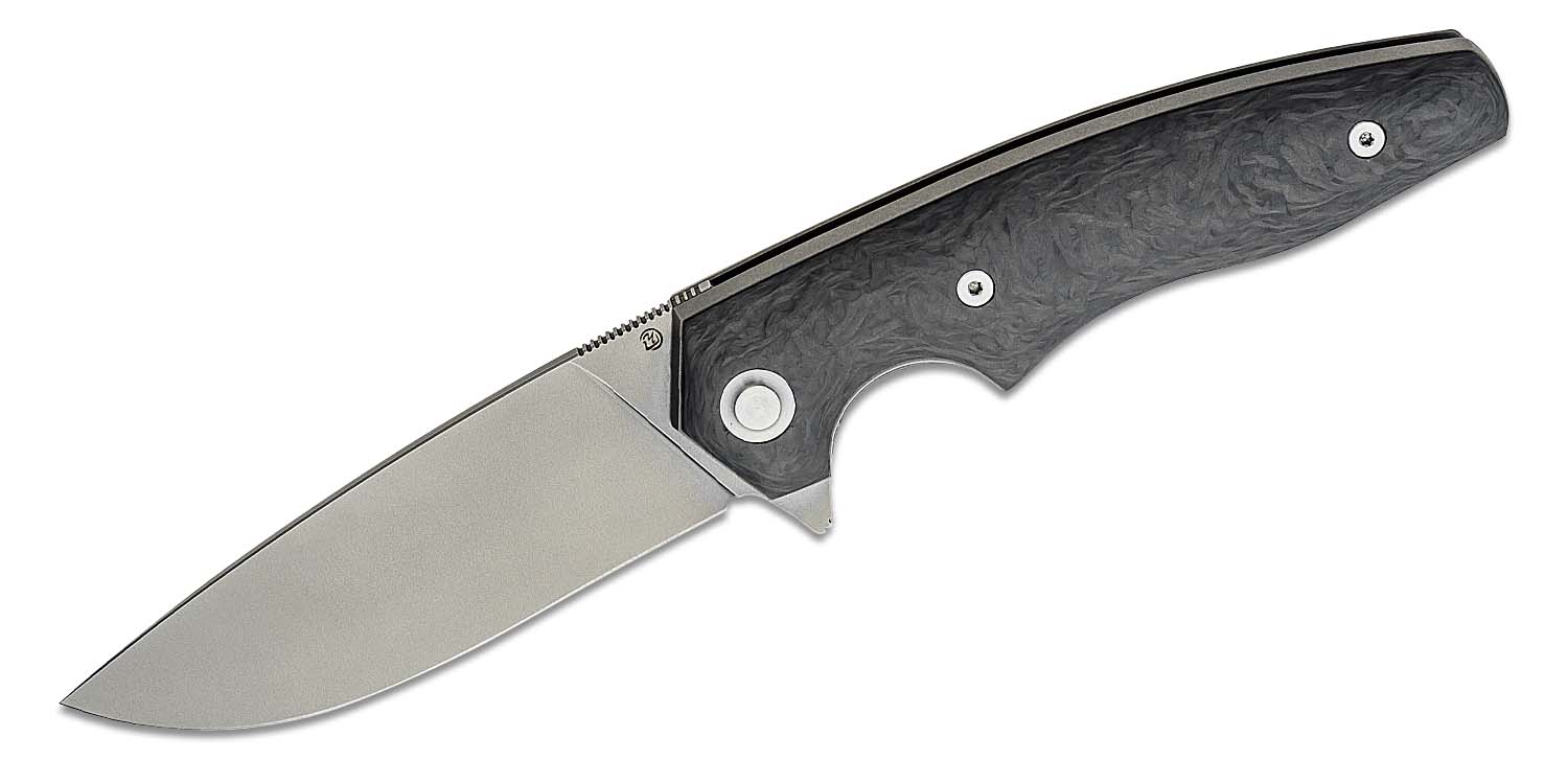 Cheburkov Workshop Killer Whale Flipper Knife 4.25" M390 Drop Point ...