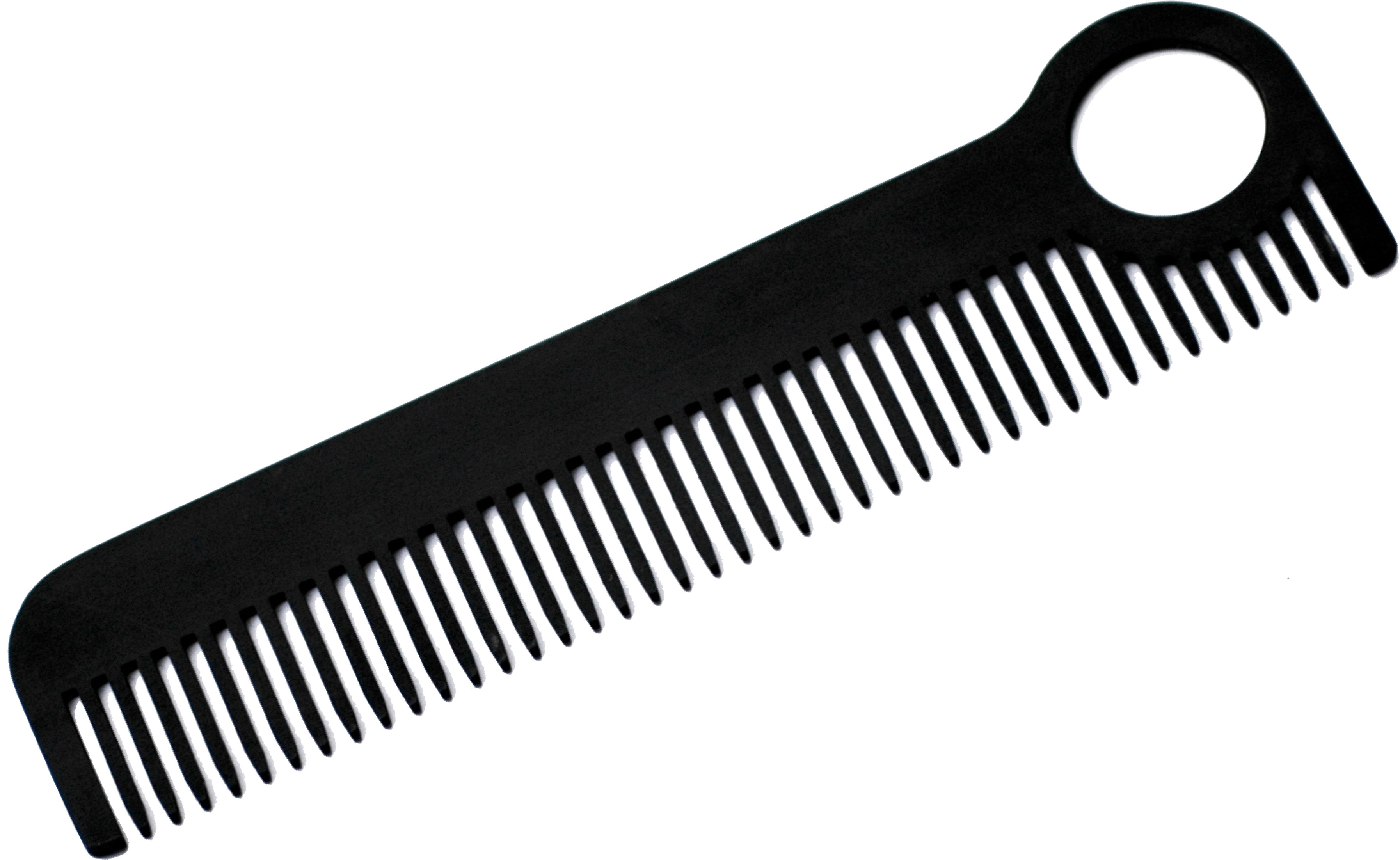 Chicago Comb Model 1 Comb, Black Stainless Steel, 5.5" Overall ...
