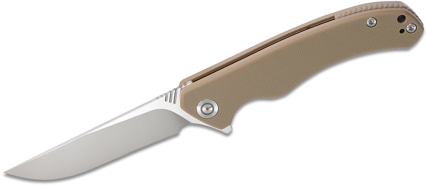 CIVIVI Knives C804B Courser Flipper Knife 3.45" VG10 Satin Drop Point ...