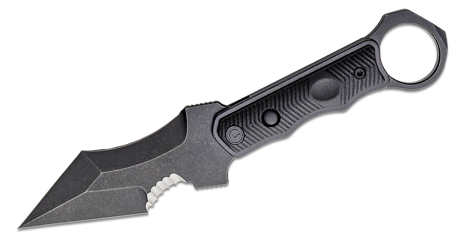 CIVIVI Knives Tony Sentmanat Orthrus Fixed Boot Knife 3.76" Nitro-V ...