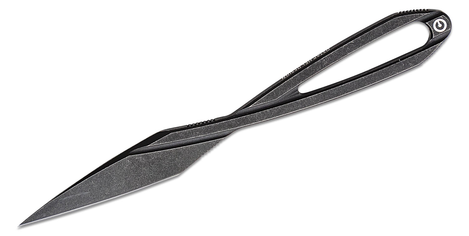 CIVIVI Knives Ostap Hel D-Art Fixed Neck Knife 1.74" D2 Black ...