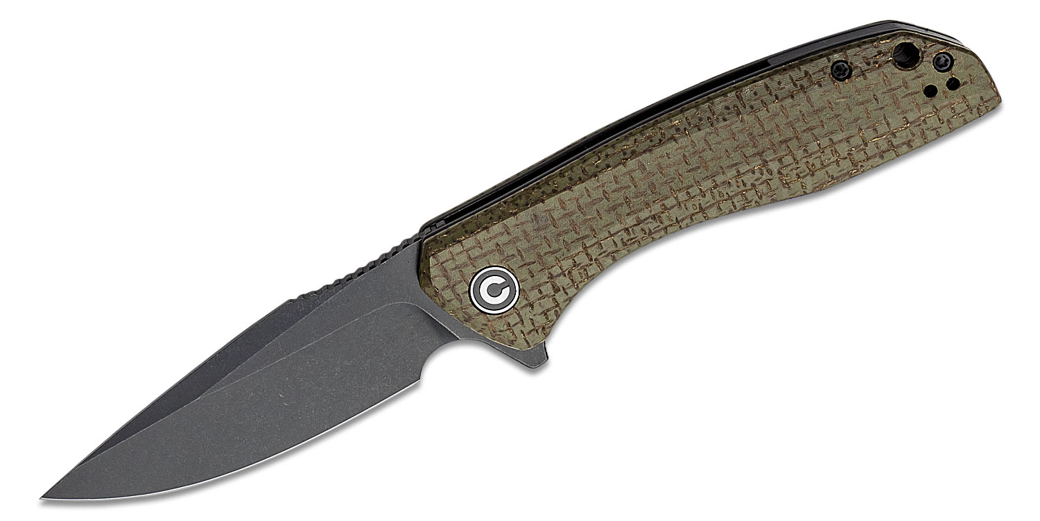 CIVIVI Knives C801K Baklash Flipper Knife 3.5" 9Cr18MoV Black ...