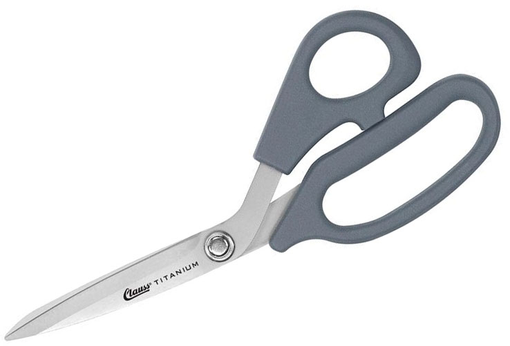 Clauss 8" Titanium Bonded® Ultraflex® Bent Shear With Comfortable ...