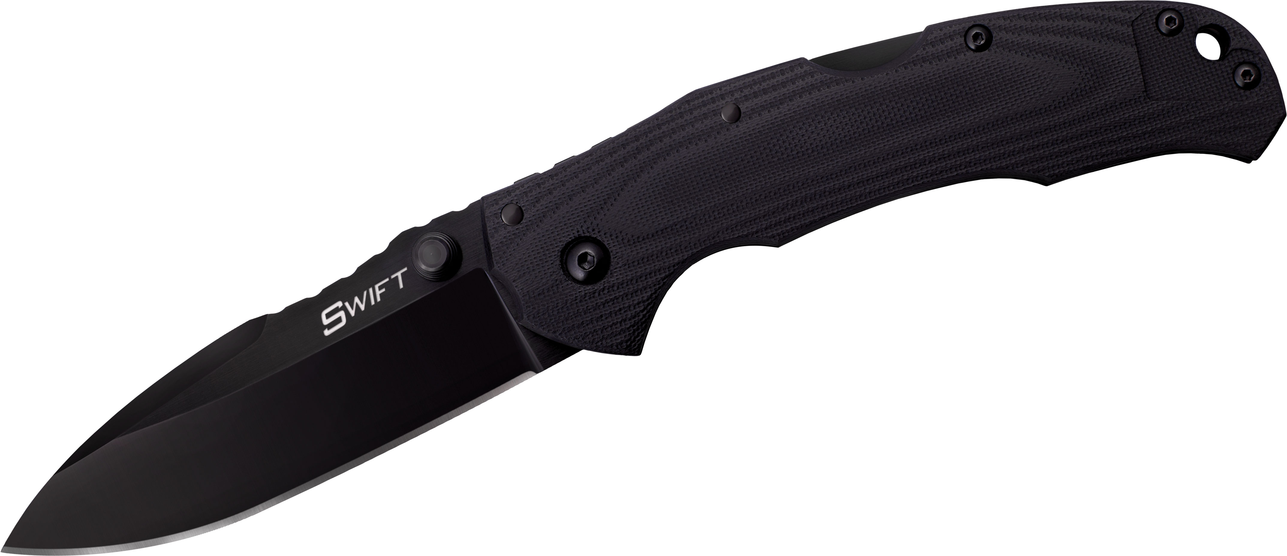 Cold Steel 22AD Swift II Assisted Folding Knife 4" S35VN Black Plain ...
