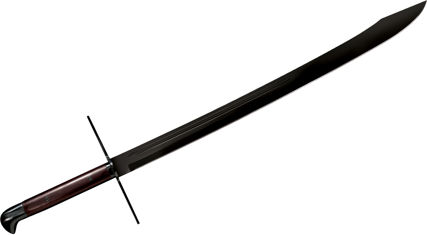 Cold Steel 88GMSM Man at Arms Grosse Messer Sword 32" Blued Carbon ...