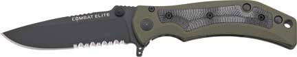 Combat Elite Rapid Resonse Folder (RRF) 3.375" S30V Combo Edge ...