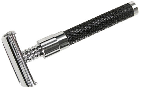 Parker 92R Heavyweight Butterfly Open Safety Razor 4.25" Overall, Black ...