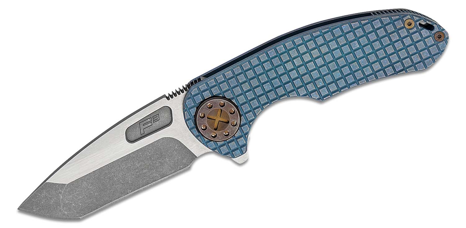 Curtiss Knives F3 Medium Flipper Knife 3.25" CPM-MagnaCut Two-Tone ...