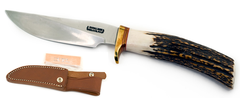 Randall Denmark Special with 4-1/2" Carbon Steel Blade Stag Handle ...