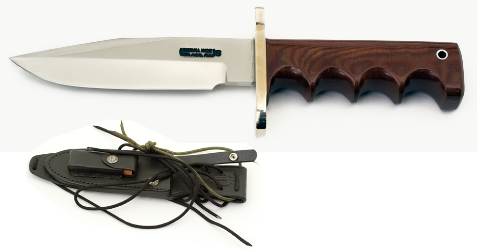 Randall Model 15 Airman with 5-1/2" Stainless Steel Blade Red Micarta ...