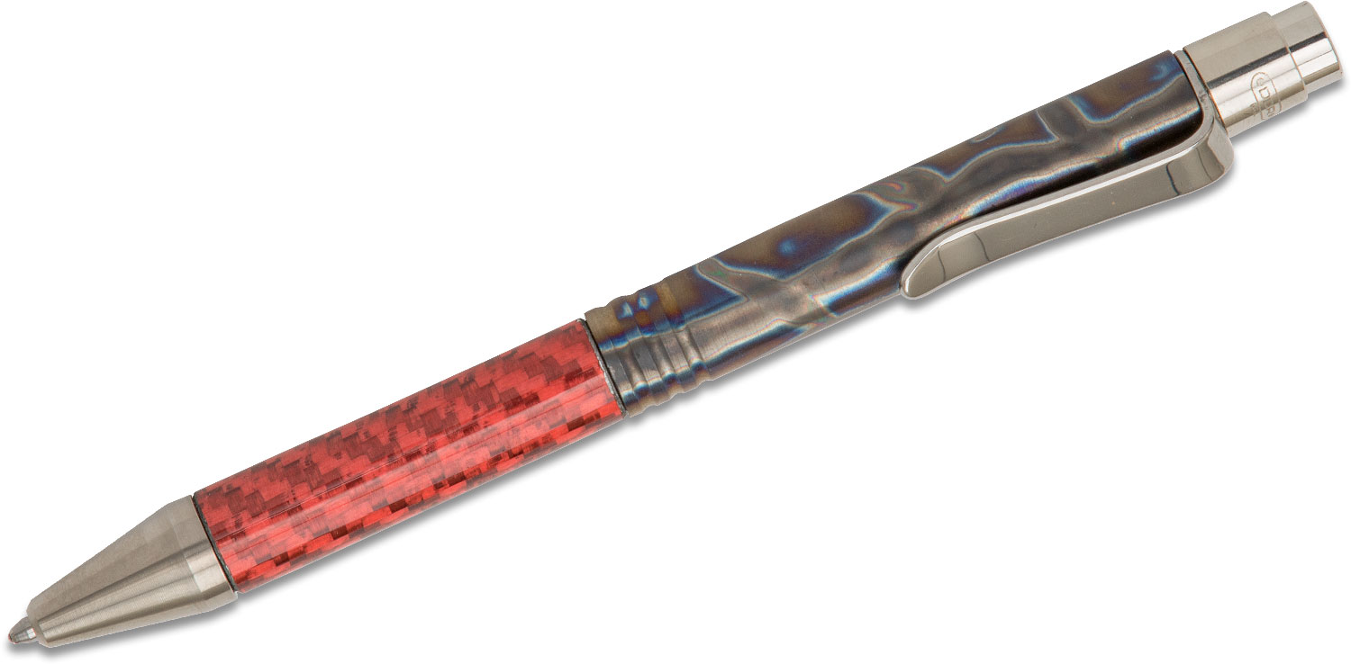 Darrel Ralph Designs Custom DDR Flamed Titanium and Red Carbon Fiber Go ...