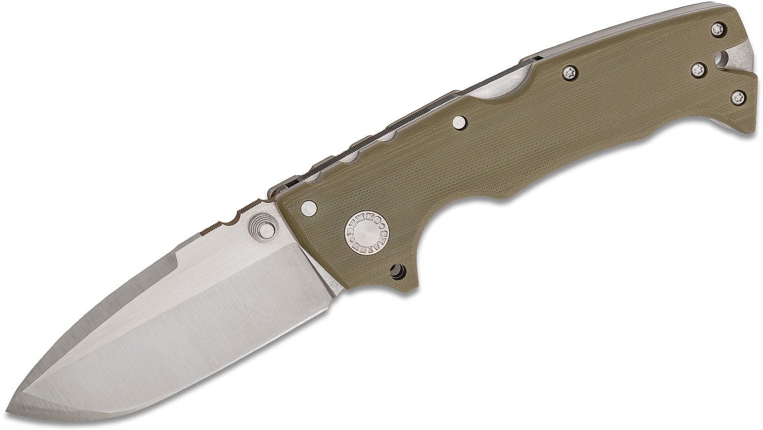 Andrew Demko Custom AD10 Classic Folding Knife 3.5" CPM-20CV Satin Drop ...