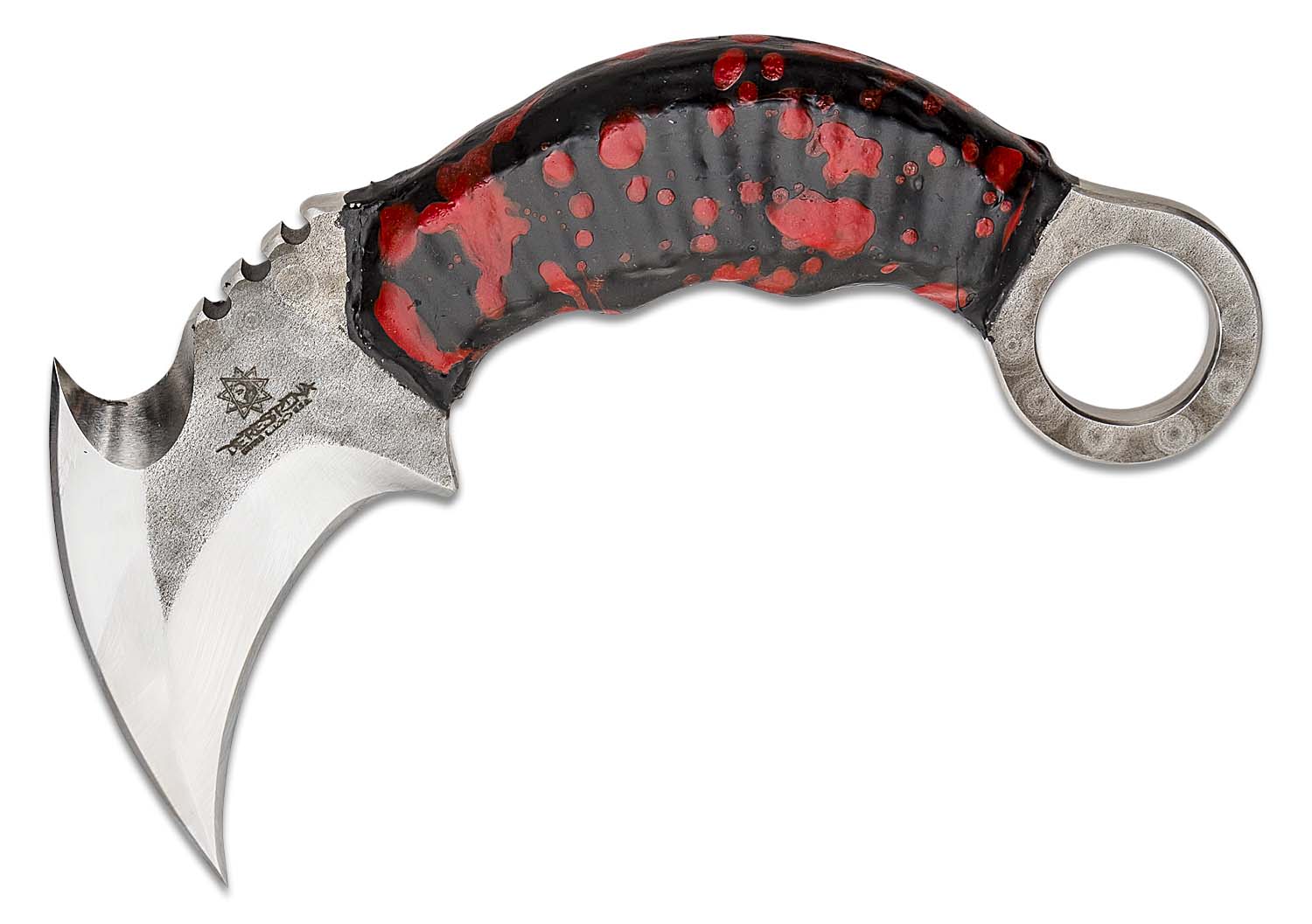Rich Derespina Custom Model 21 Karambit Fixed Blade Knife 3.25" Triple ...