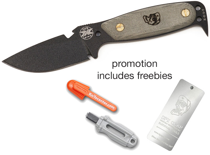 DPx Gear HEST Original by OKC Fixed 3-1/8" Blade with Free CarBee-Sharp ...