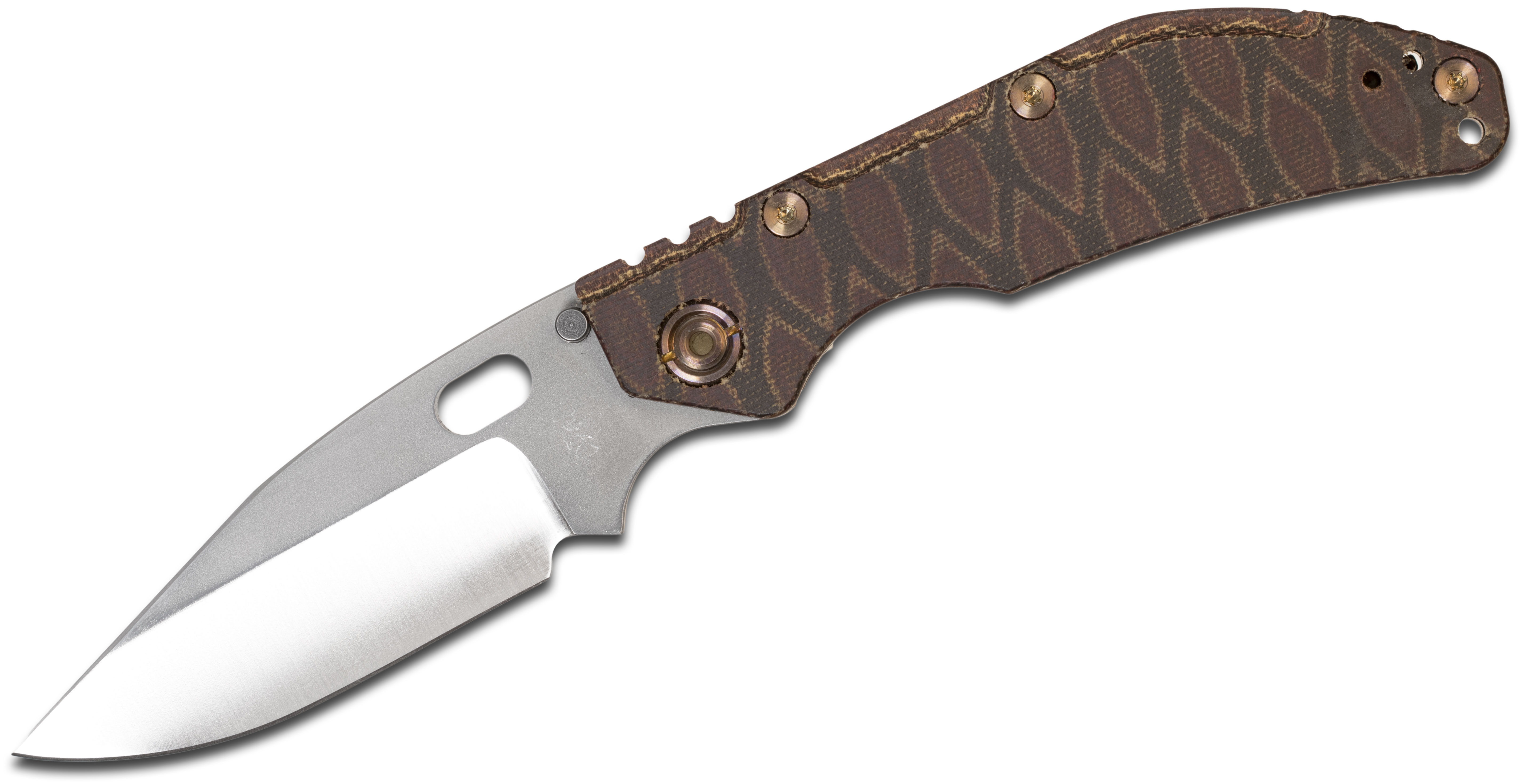 Duane Dwyer Custom BBN-L Folding Knife 4" CD#1 Hand-Rubbed Satin Bowie ...