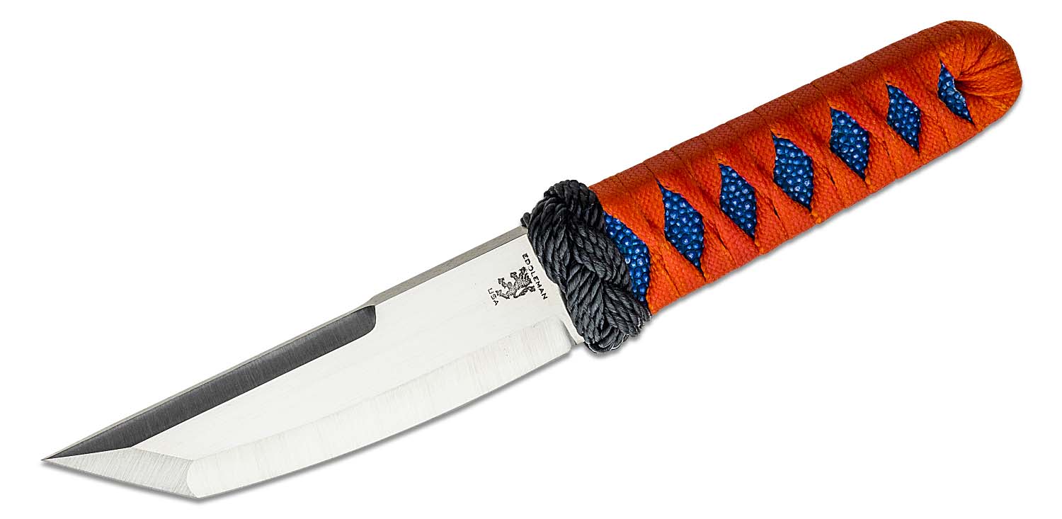 Sam Eddleman Custom AP Tanto Fixed Blade Knife 4" N690 Machine Satin ...