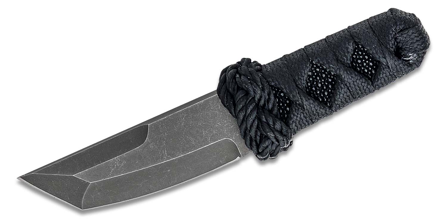 Sam Eddleman Custom AP Tanto Mini Fixed Neck Knife 2" N690 Acid Washed ...