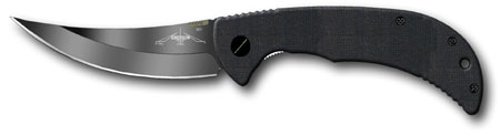 Emerson Persian 4.1" Black Blade 154CM Stainless Steel Plain Edge ...