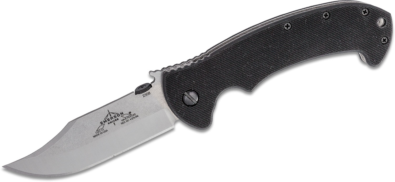 Reviews and Ratings for Emerson CQC-13 Wave Combat Bowie Folder 3.8 ...