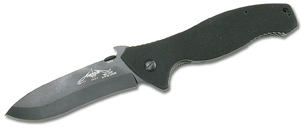 Emerson CQC11 Wave UTCOM Plain Edge 4.1" Black Blade - KnifeCenter ...