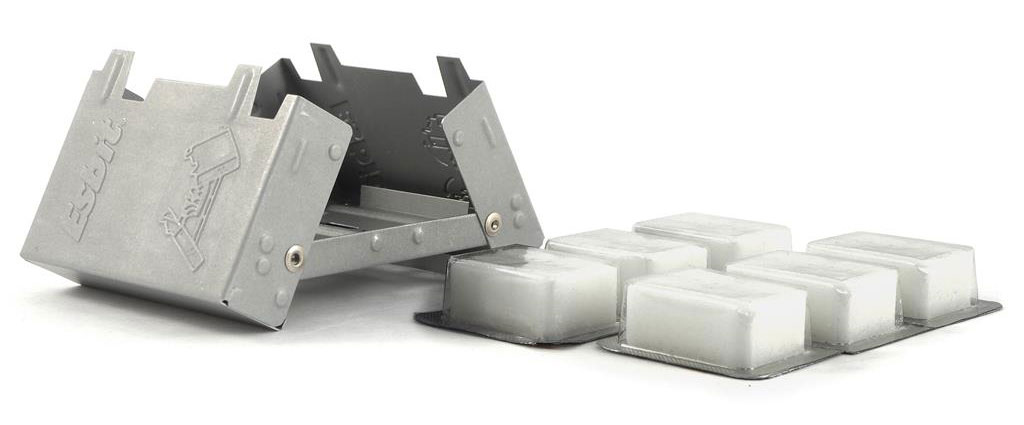 Esbit Small Foldable Pocket Stove with 6 Fuel Cubes (14 g ...