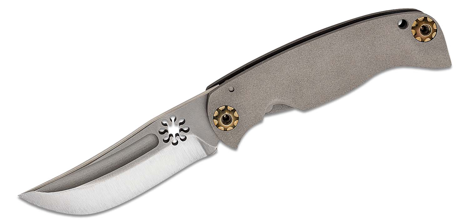 Farid Mehr Custom Mini K2 Folding Knife 3.875" CPM-S90V Blasted Zero ...