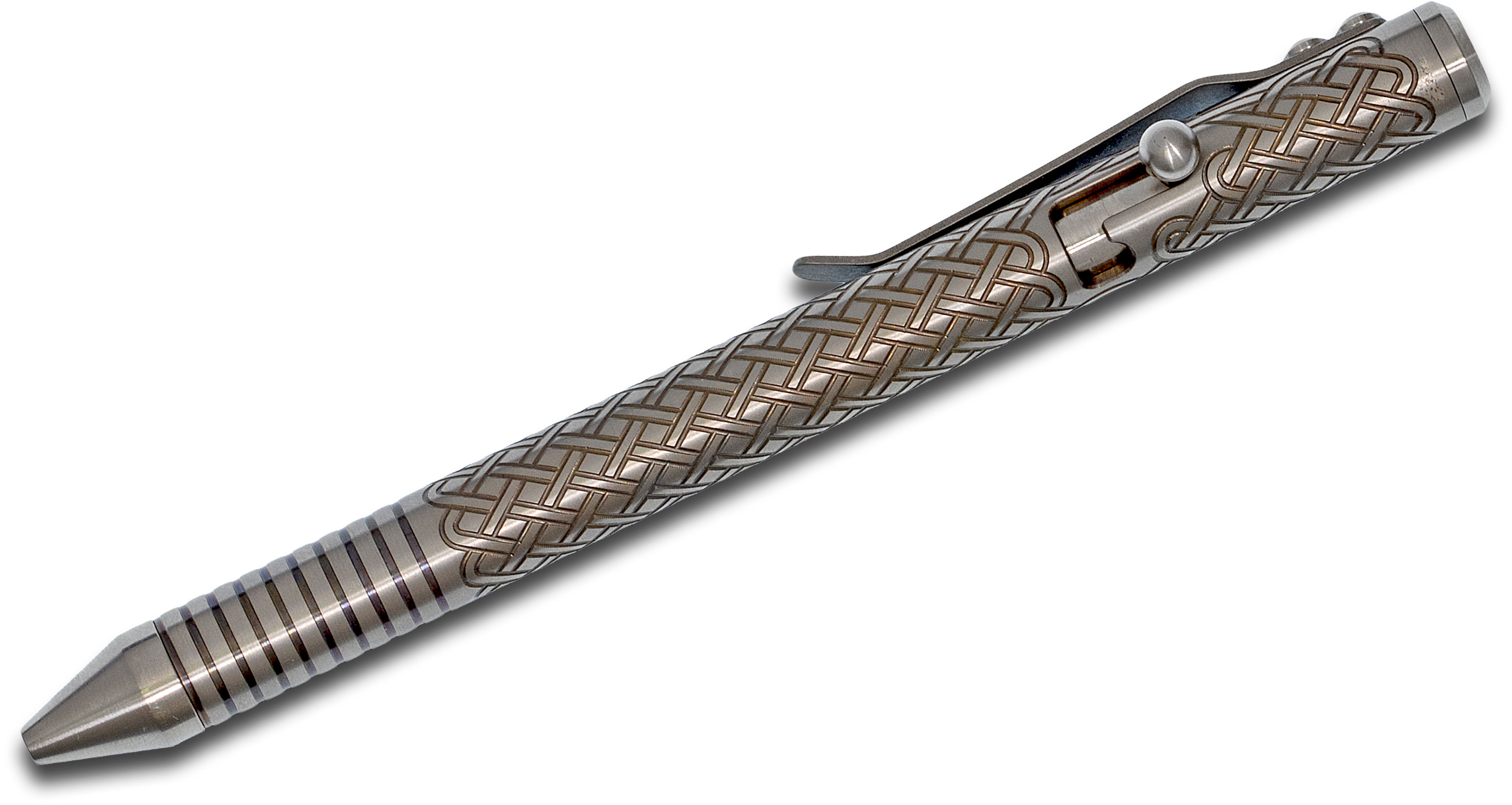 Brian Fellhoelter Custom TiBolt Engraved Titanium Pen, 5.5" Overall ...