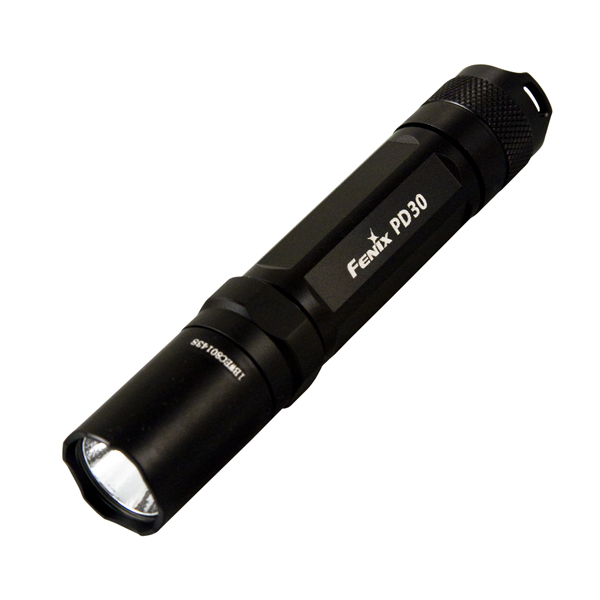 Fenix PD Series Flashlight, Black Aluminum Body, LED, Up to 220 Lumens ...
