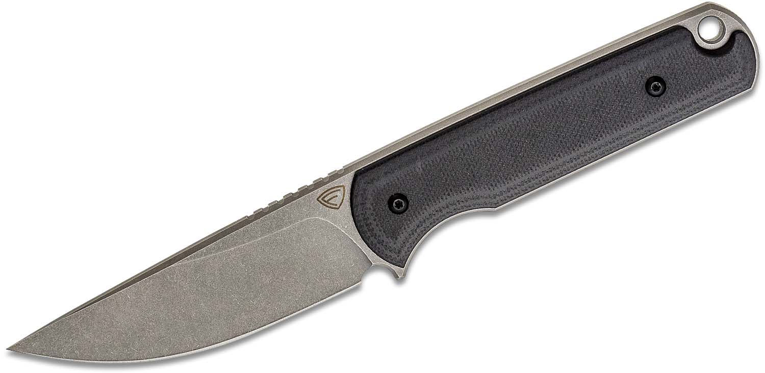 Ferrum Forge Lackey Fixed Blade Knife 2.875" 9Cr18MoV Dark Stonewashed ...