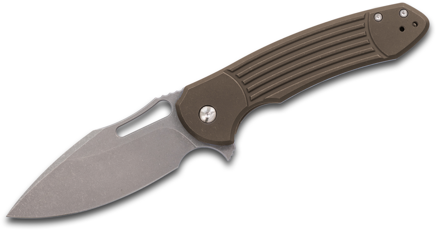 Ferrum Forge Pro Series Fortis 2.0 Flipper Knife 3.5" S35VN Drop Point ...