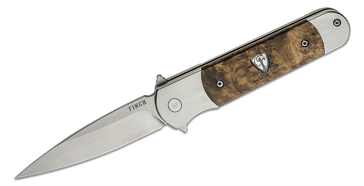 Reviews and Ratings for Finch Knife Company ROADRUNNER Burlwood Flipper ...