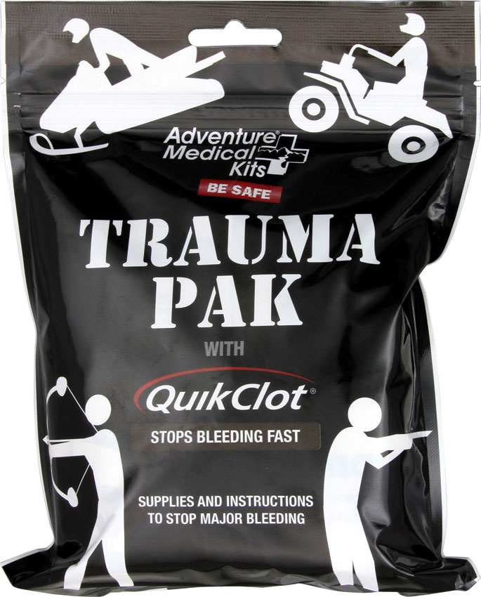 Adventure Medical Kits Trauma Pak with QuikClot - KnifeCenter - AD292 ...