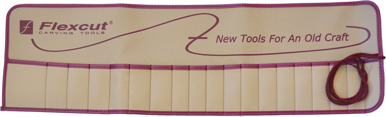 Flexcut 19 Pocket Tool Roll for 18 Different Style Blades and ...