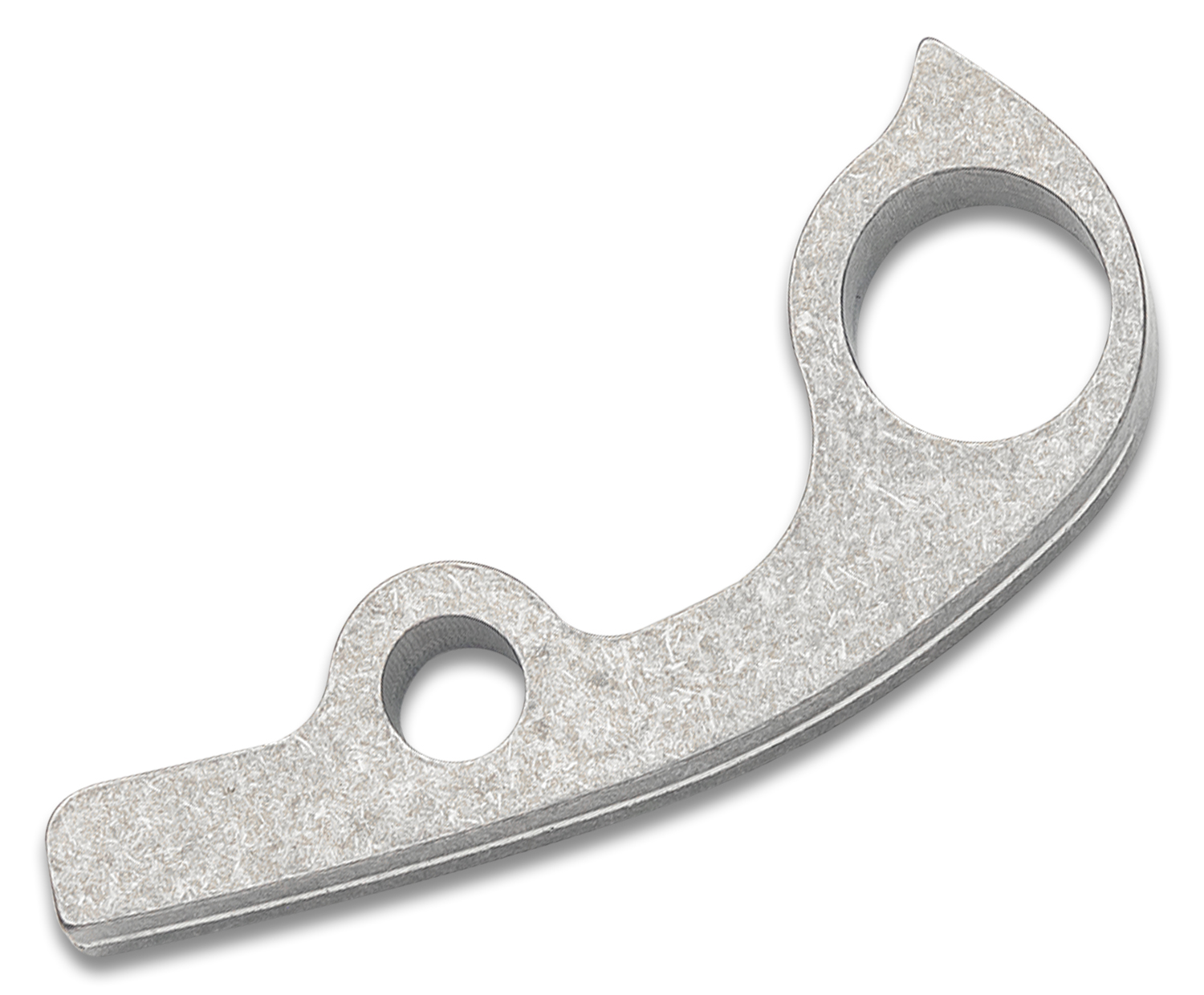 Flytanium Titanium Backspacer for Spyderco Para3 - Stonewashed - Knife ...