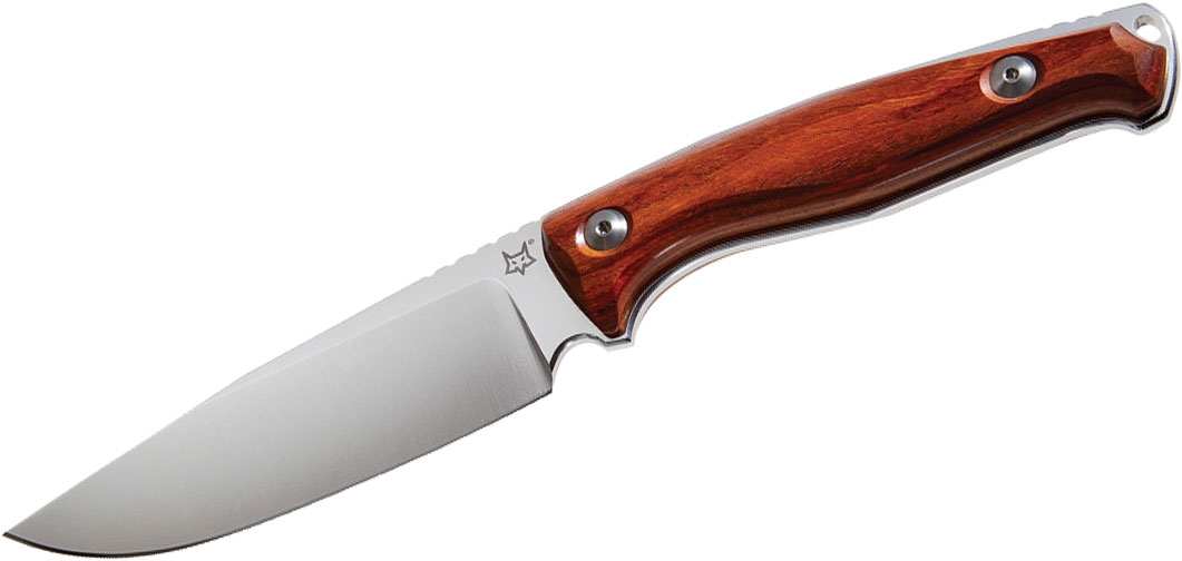 Fox Jesper Voxnaes TUR Fixed 4.33" Plain Blade, Cocobolo Wood Handles ...